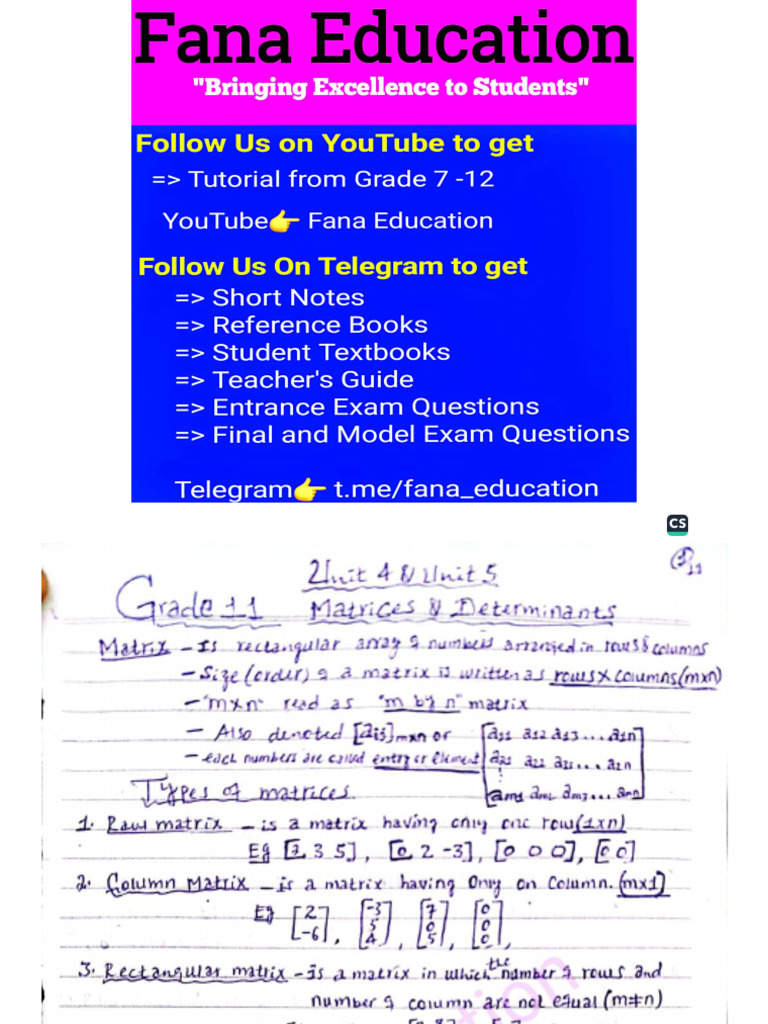 Grade 11 Maths Unit 3 & Unit 4 | PDF