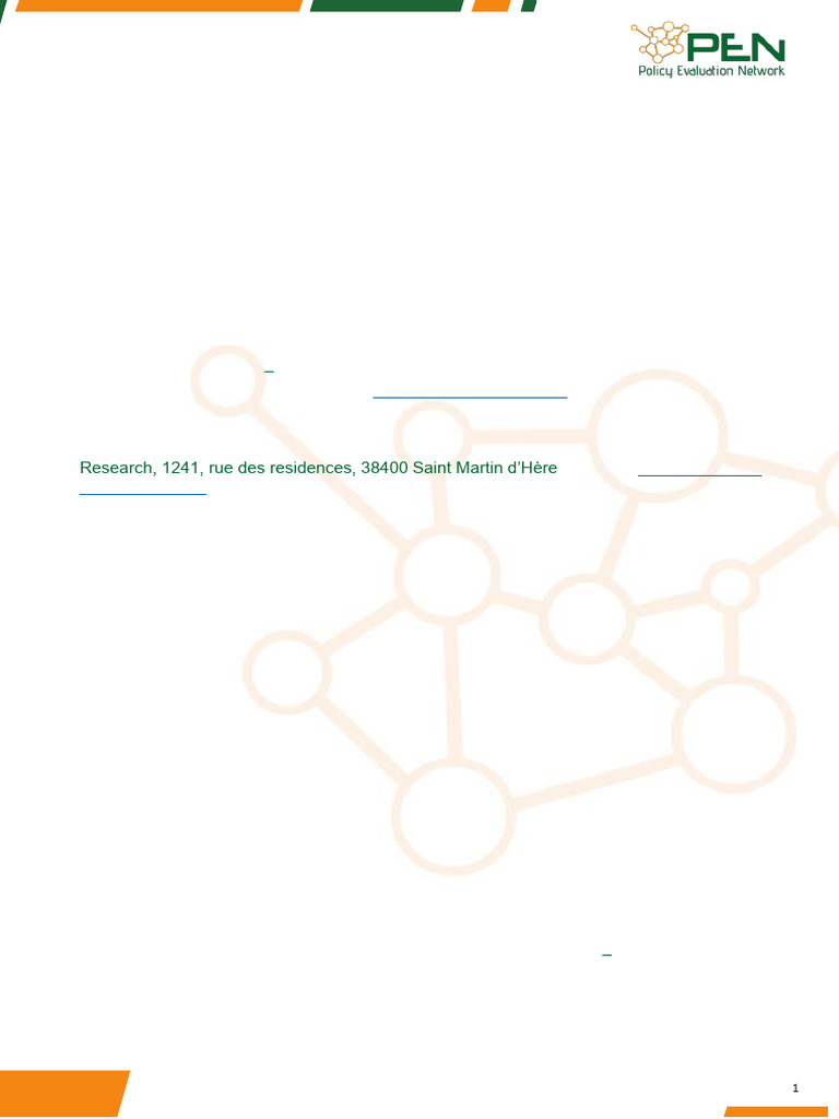 PEN Methods Impact Evaluation D31 Final | PDF | Experiment | Consumer ...