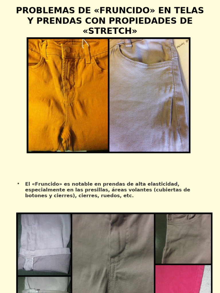 Fruncido en Telas y Prendas Con Elastano | PDF | Textiles | Materiales