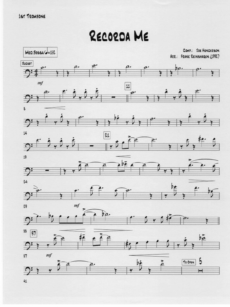 Recorda Me (Posaunen) Grey | PDF