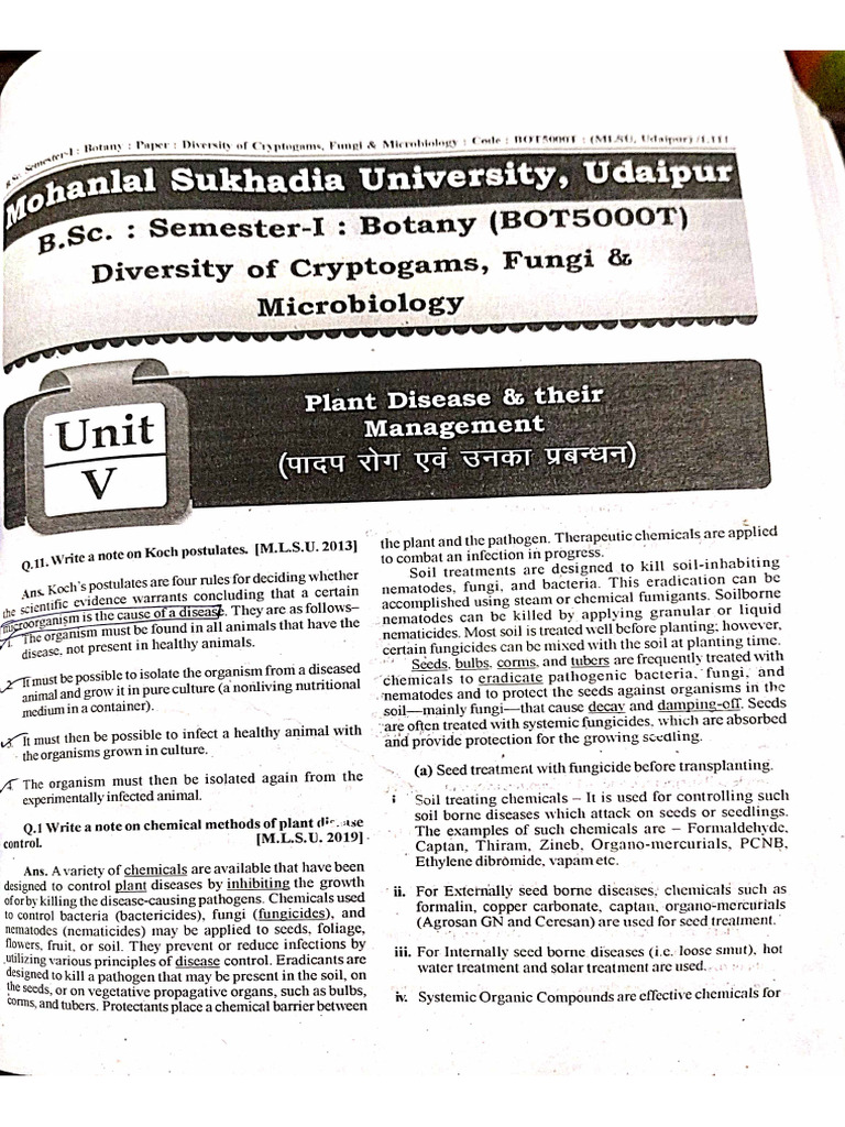 Unit 5 Botany | PDF