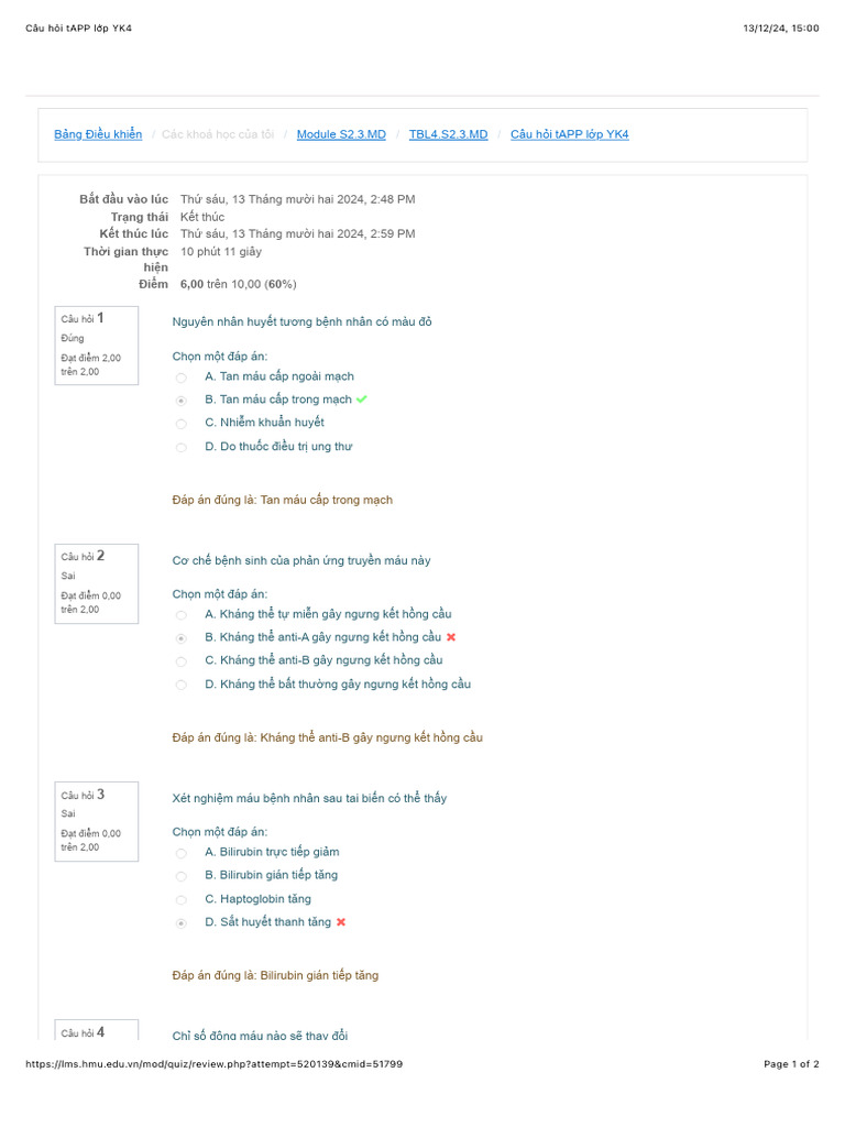 Câu-hỏi-tAPP-lớp-YK4 | PDF