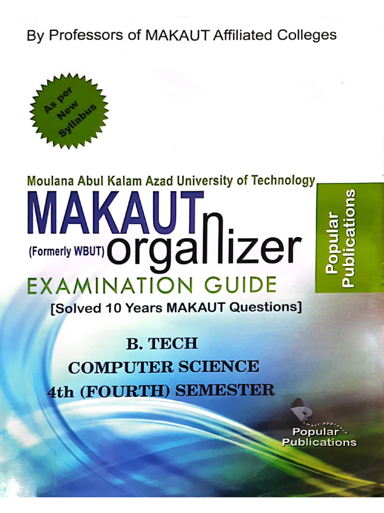 Cse It 4th Sem Math Organizer | PDF