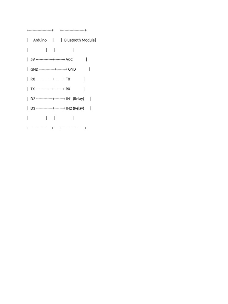 Simple Circuit Diagram of A Bluetooth Module | PDF