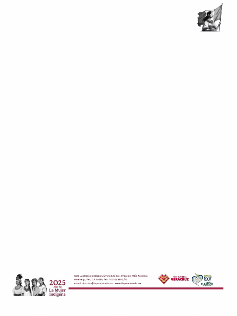 Membrete Año 2025 Sin Escudos | PDF