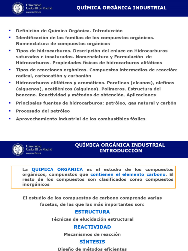 Tema 11 - Introducción A La Química Orgánica Aplicada-COMPLETO 2023 | PDF | Alcano | Hidrocarburos