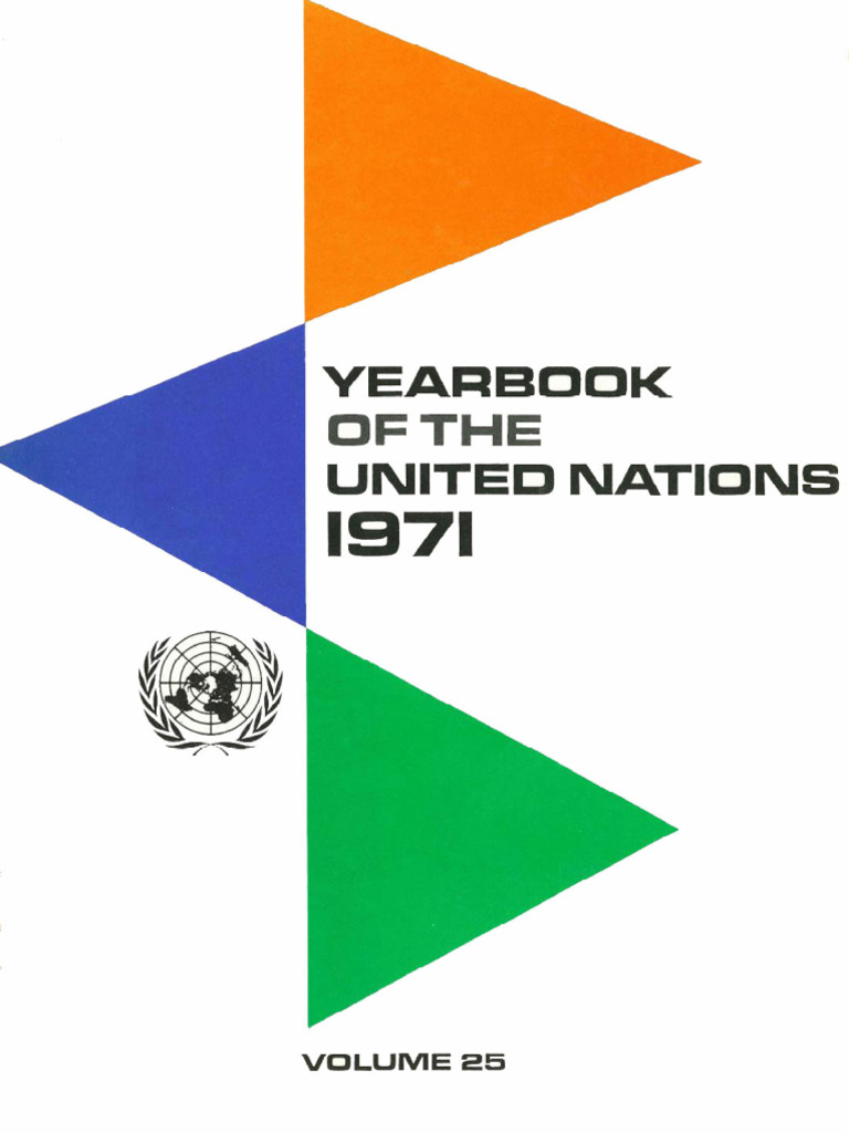 UN Yearbook 1971: Key Global Issues | PDF | Nuclear Weapons | Nuclear ...