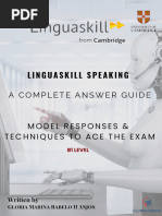 C1 Advanced Speaking Part 1 Guide | PDF