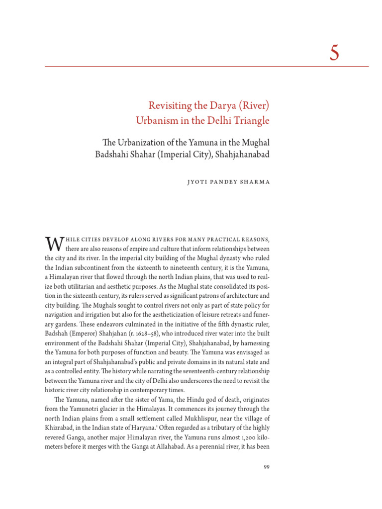 Book Chapter Revisiting The Darya River | PDF | Mughal Empire | Delhi