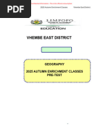 Grade 8 Geography - Settlements | PDF