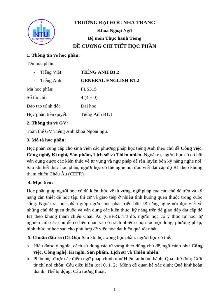 DCCTHP B12 2022-2023 | PDF