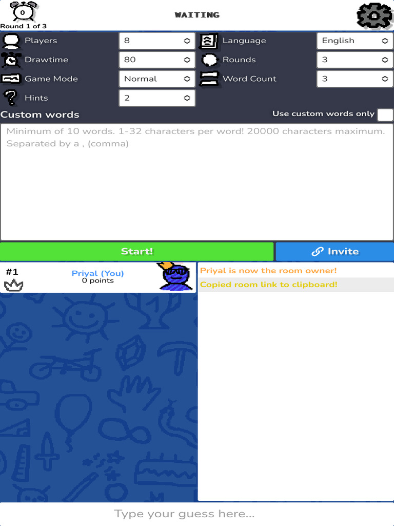 Skribbl - Free Multiplayer Drawing & Guessing Game | PDF