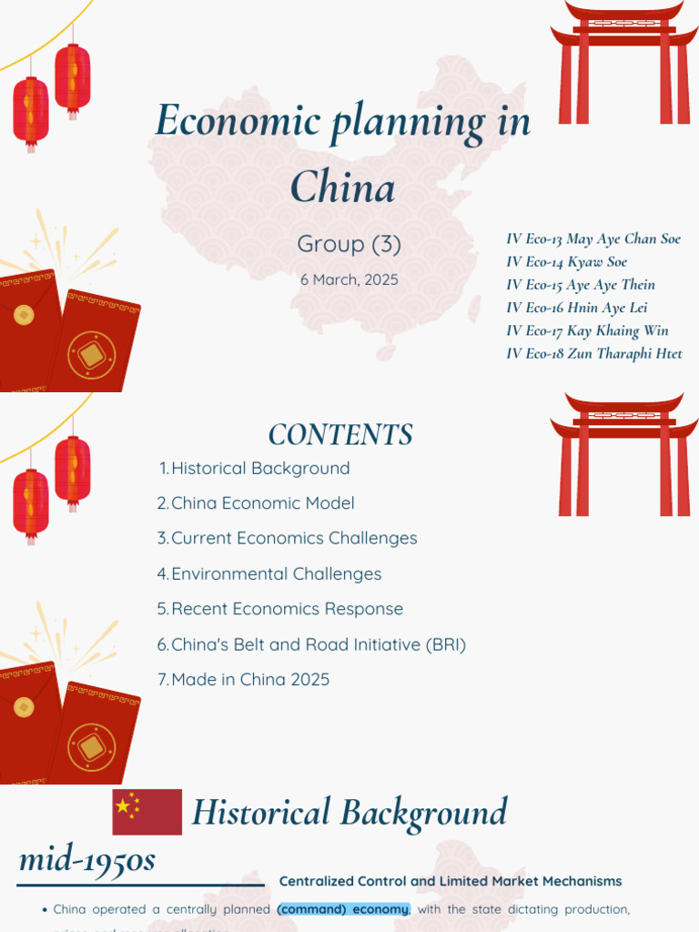 Economic planning in China | PDF | Economic Growth | China