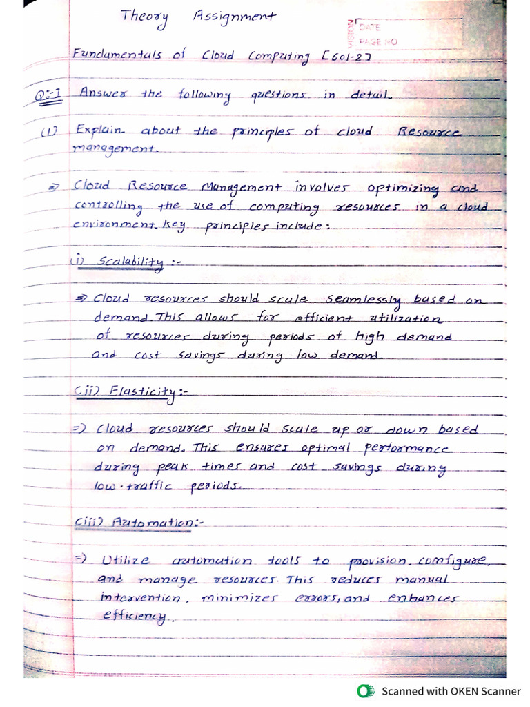 Cloud Computing 1 To 11 Que | PDF