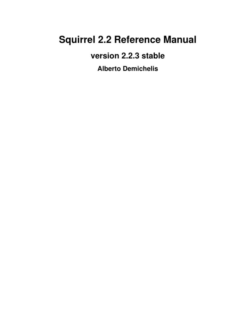 Squirrel 2 | PDF | Parameter (Computer Programming) | Class (Computer ...