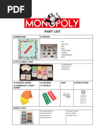 Monopoly Chance Cards List (US) | PDF