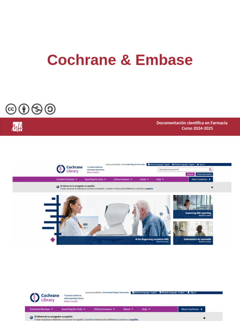 Cochrane Embase | PDF