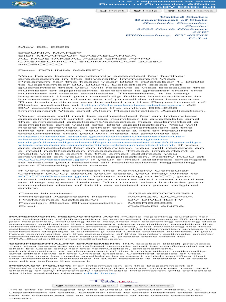 Entrant Status Check Web Site | PDF | Immigration | Human Migration