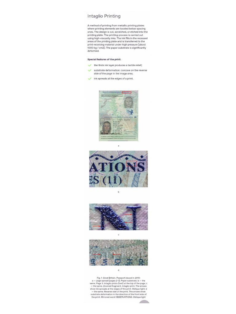 Intaglio Printing | PDF