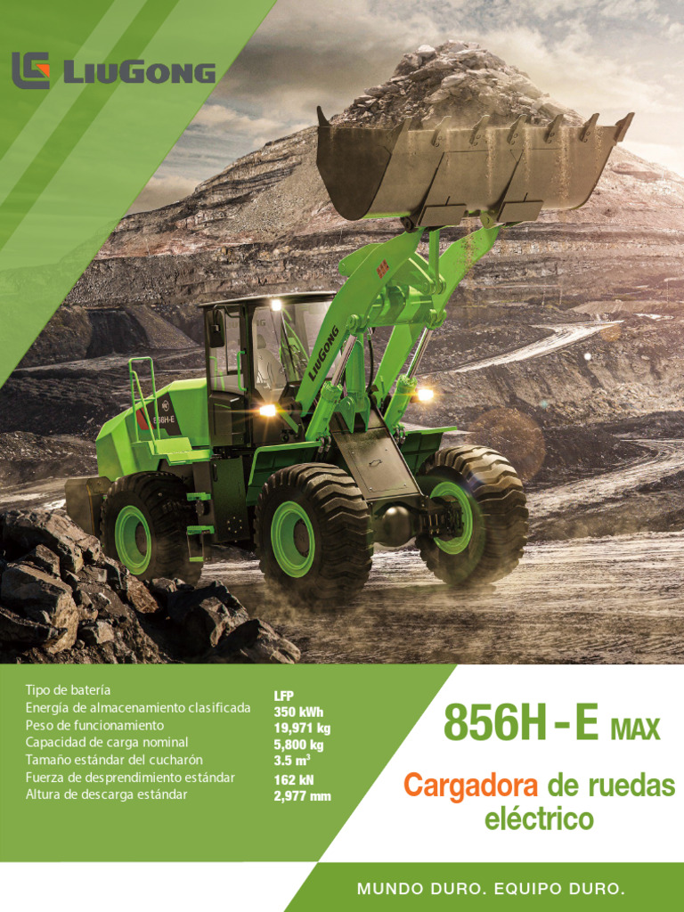 Liugong 856h | PDF | Eje | Bomba