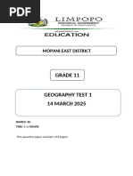 Geography Grade 5 Project Term 3 | PDF