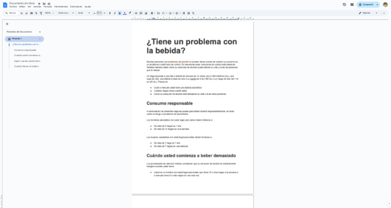 Tipos de Bebedores de Alcohol | PDF