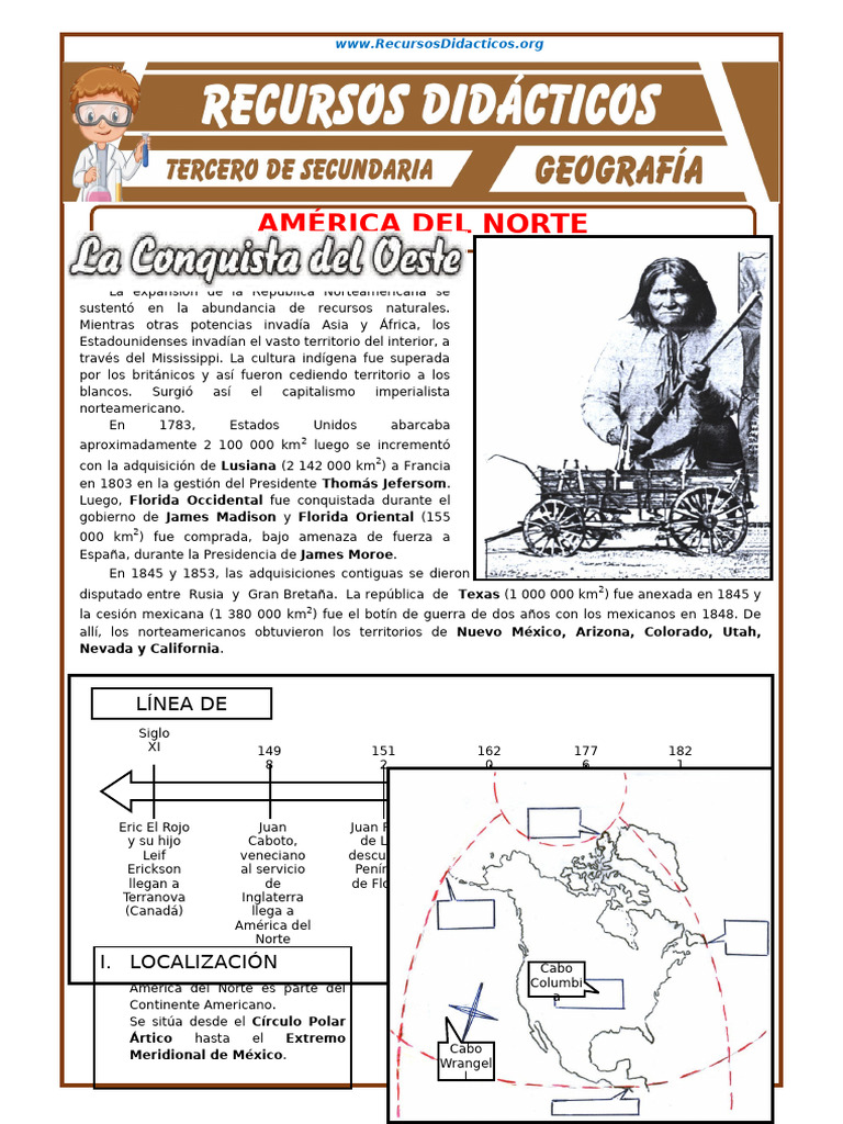 Historia y Geografía de América del Norte | PDF | Américas | América ...