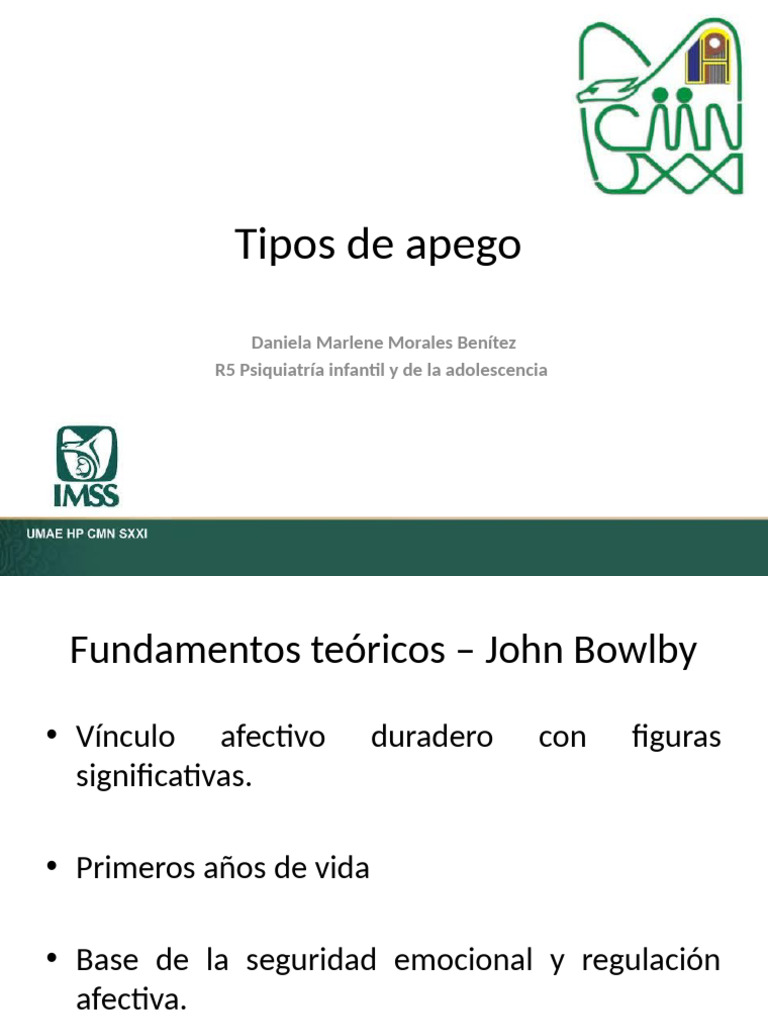 Tipos de Apego | PDF