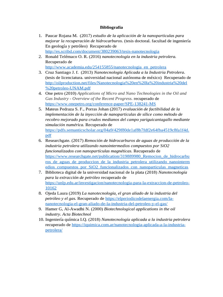 Bibliografia en Normas Apa | PDF