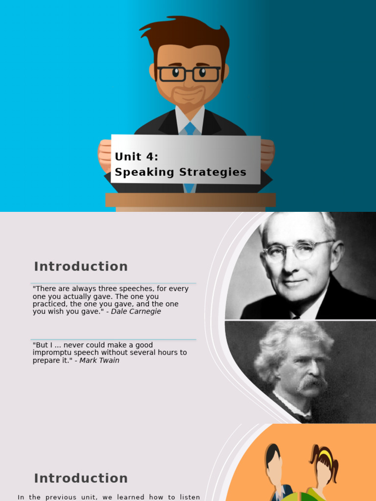 Public Speaking Unit 4 | PDF | Rhetoric | Hillary Clinton