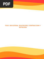 Transformaciones Rígidas y No Rigidas | PDF | Geometría | Rotación