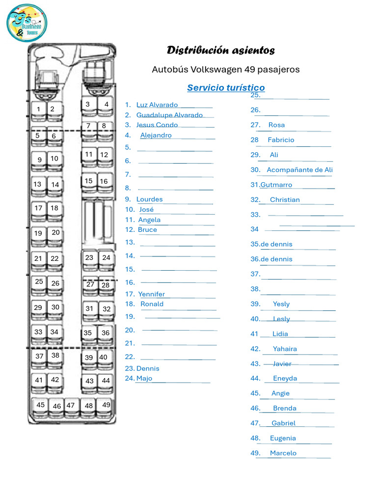 Distribución Asientos Final .E | PDF