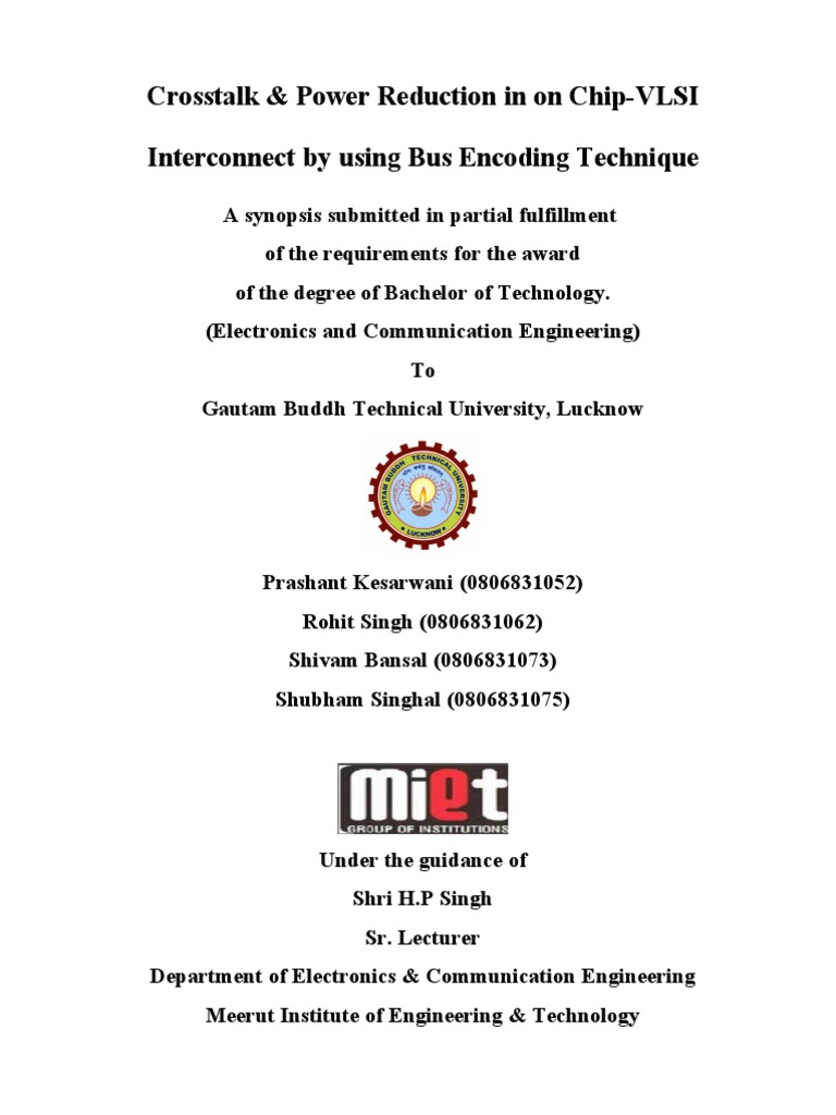 VLSI Bus Encoding for Crosstalk Reduction | PDF | Integrated Circuit | Code