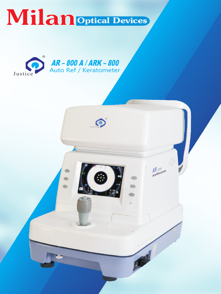 Justice Ar 800 Auto Refractometer | PDF