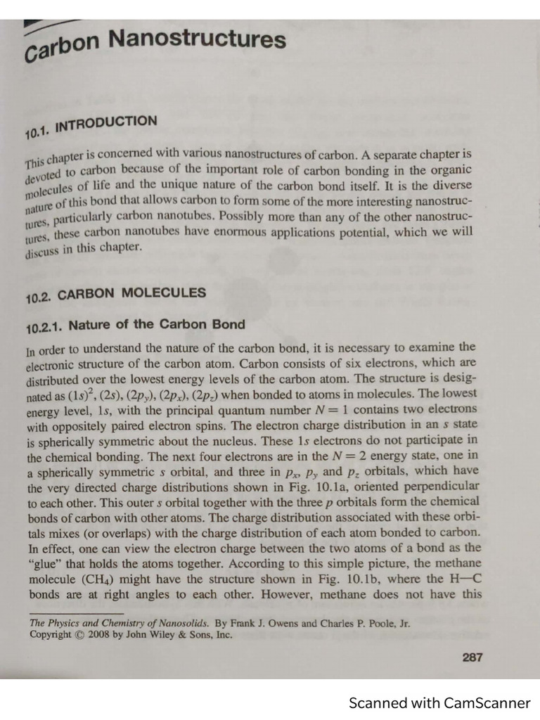 Unit II Carbon Nanostructures Notes | PDF