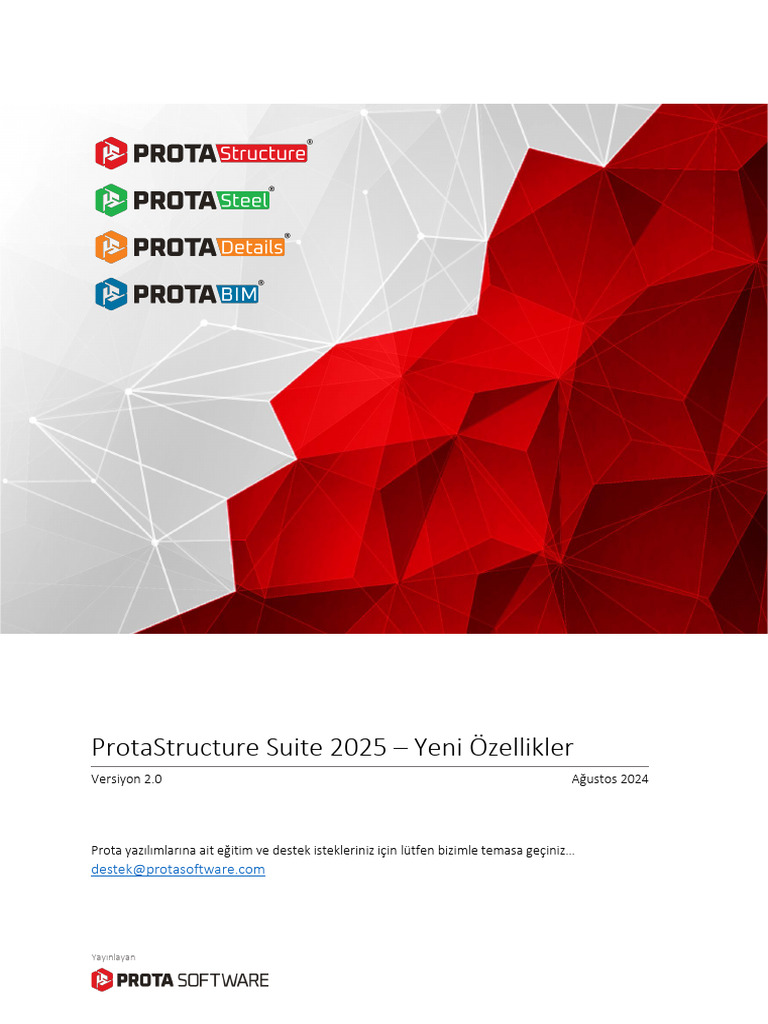 ProtaStructure_2025_Yeni_Ozellikler | PDF