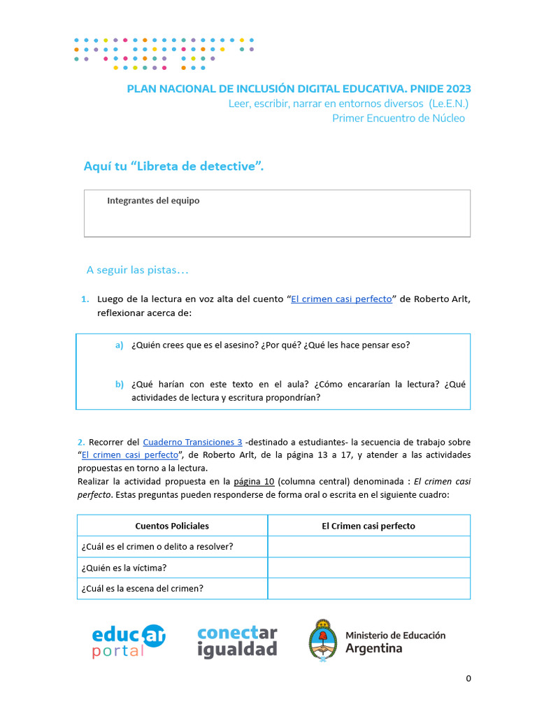 Libreta Del Detective - BitÃ¡cora 2023 EN 1 | PDF | Aprendizaje