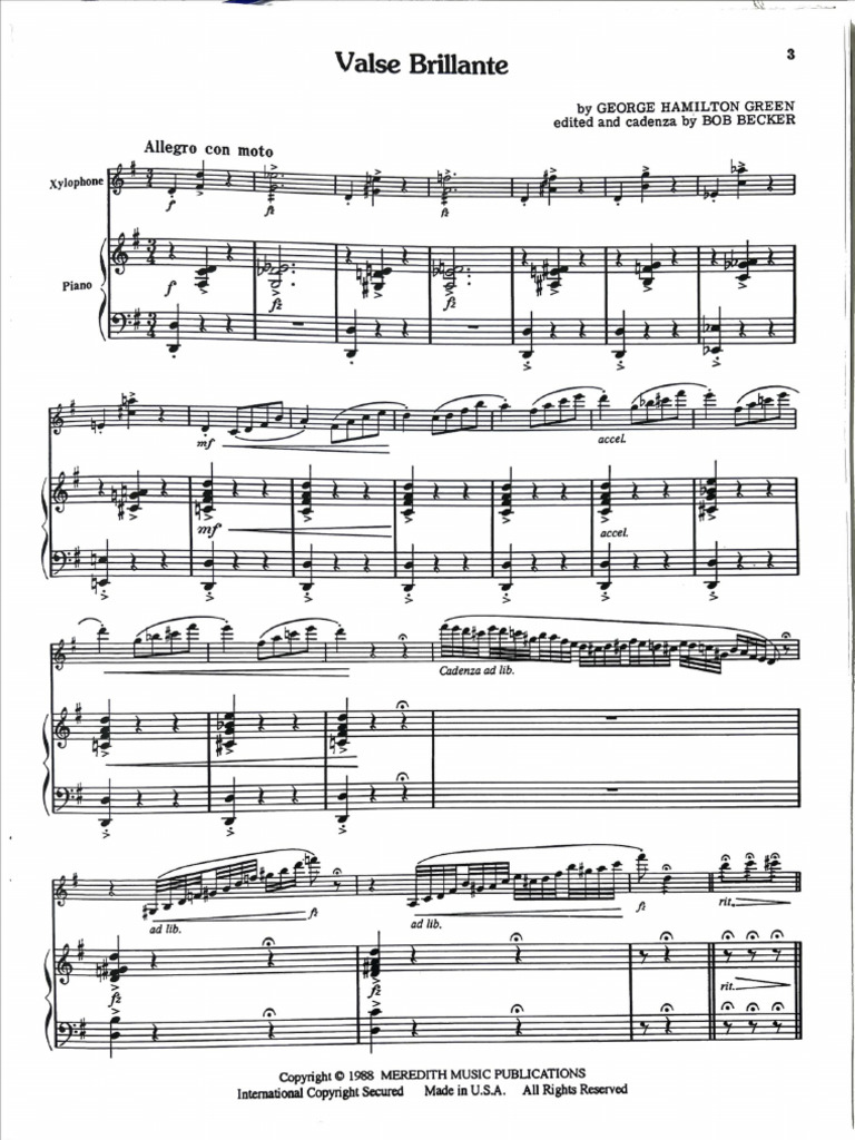 Valse Brillante | PDF