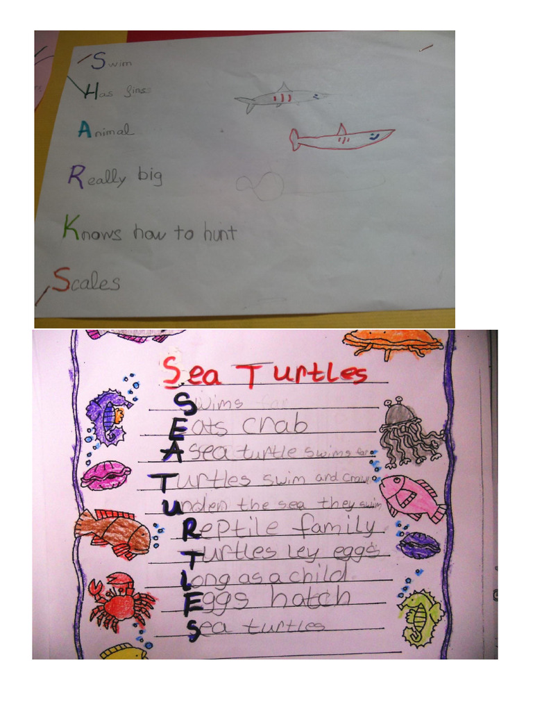 (W09.01) Acrostic Animal Poem Examples | PDF