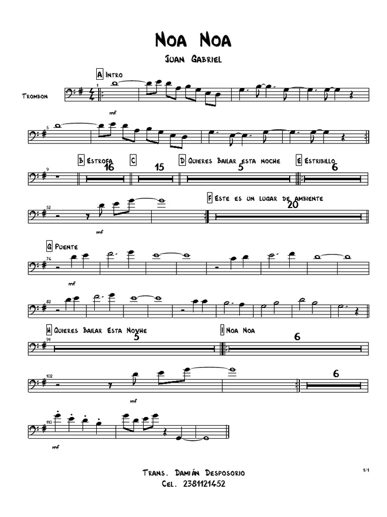 Noa Noa Trombon | PDF
