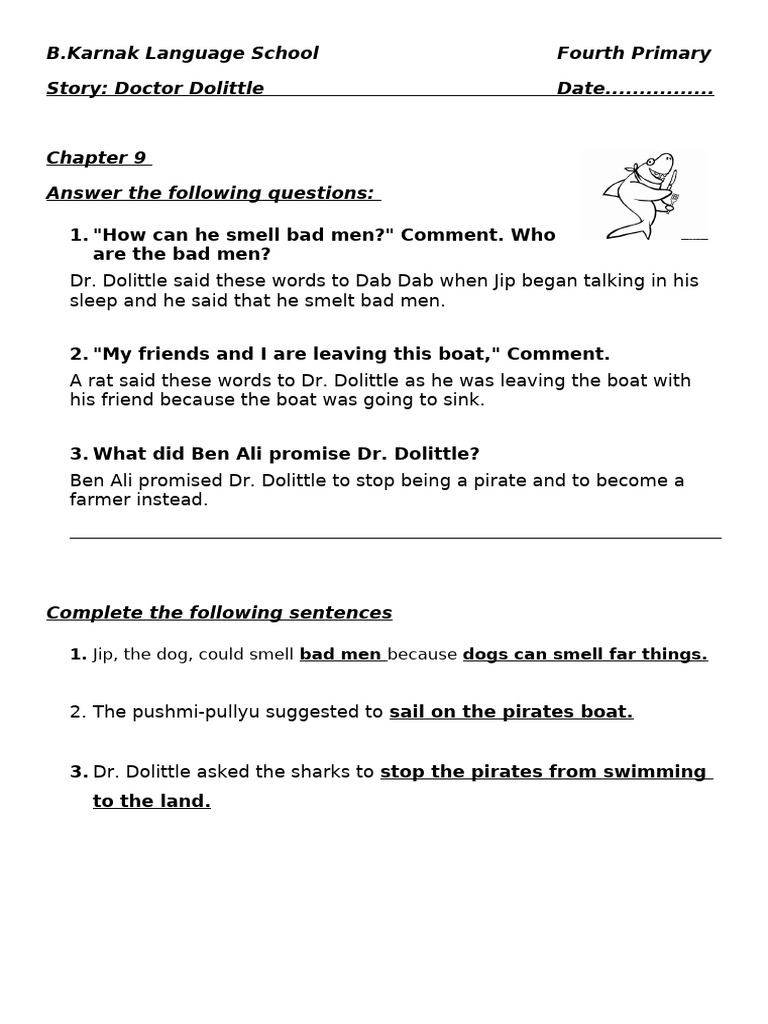 Jip and Doctor Dolittle's Adventures | PDF
