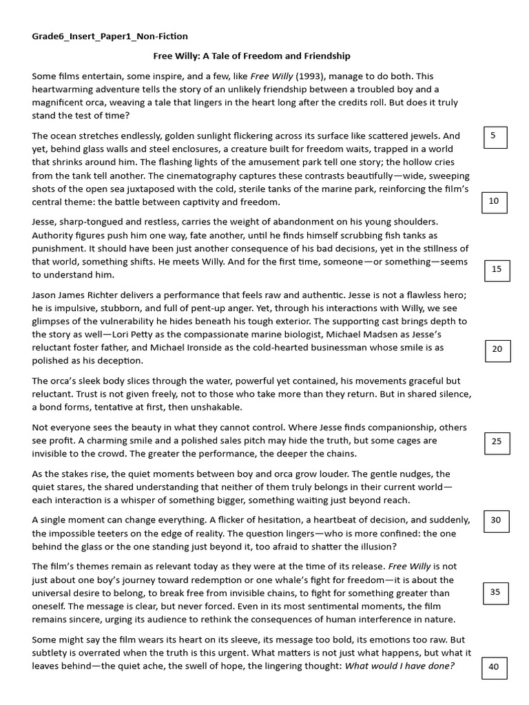 SamplePaper Non-Fic Insert | PDF