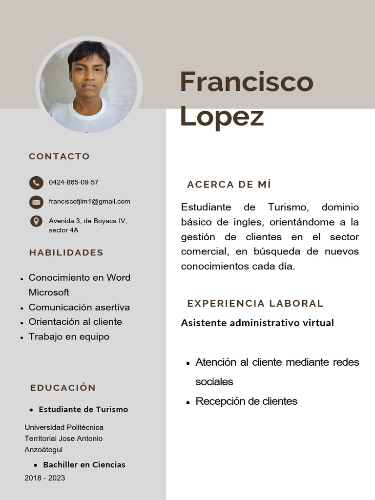 Curriculum Francisco | PDF