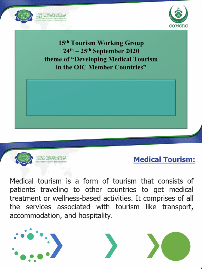 4 ICCIA Presentation On The Importance of Medical Tourism For OIC ...