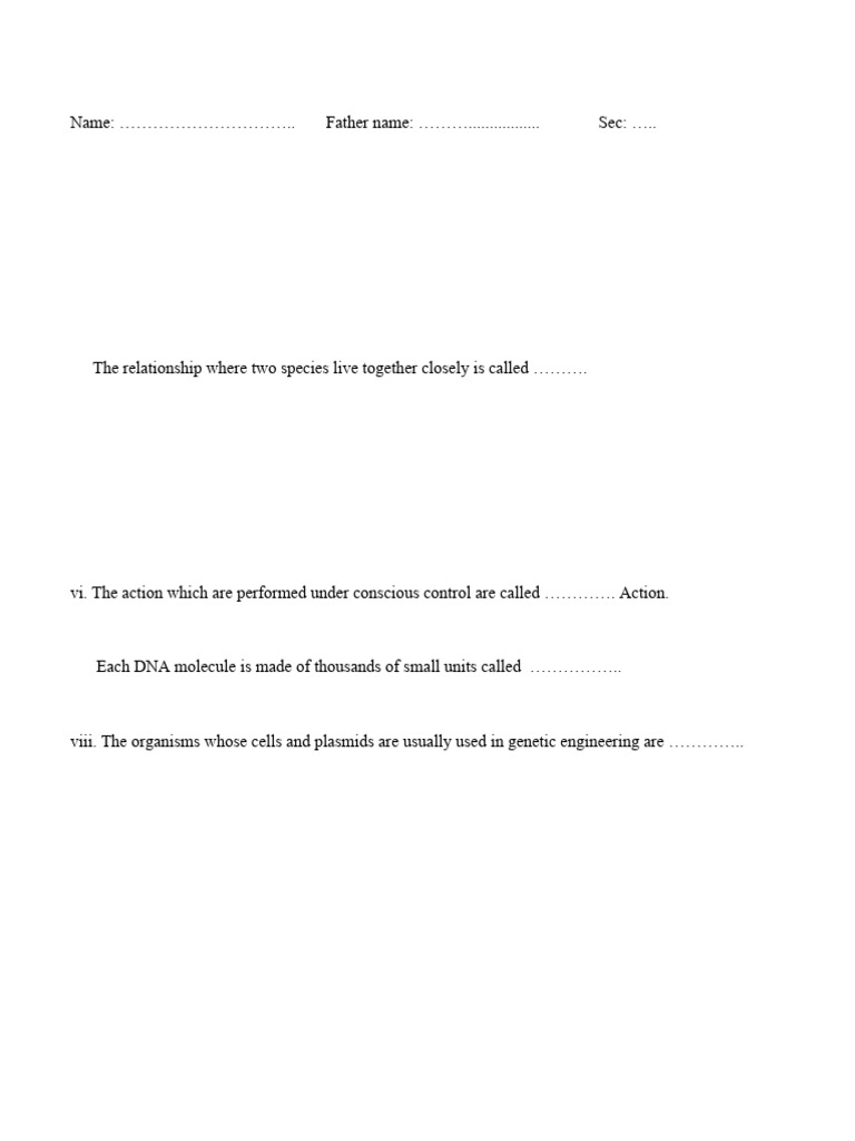 Model Question Paper Science 8 | PDF | Force | Dna