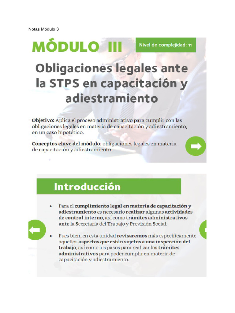 Notas Módulo 3 | PDF