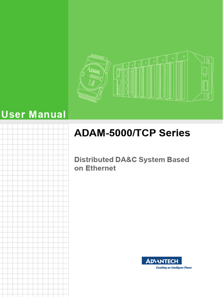 ADAM-5000-TCP User Manual Ed.1-FINAL | PDF | Computer Network | Transmission Control Protocol