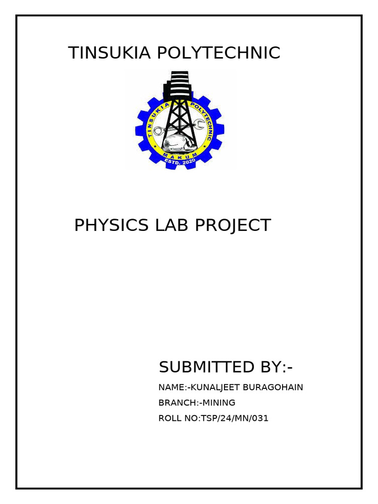 Tinsukia Polytechnic Ku | PDF