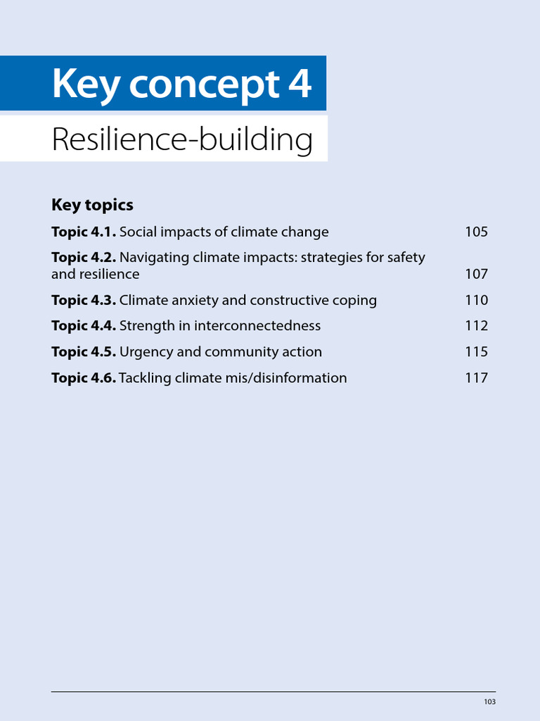 Resilience-Building in Climate Education | PDF | Climate Resilience ...