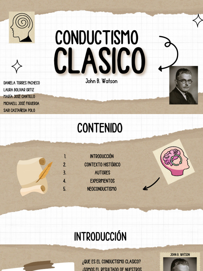 Conductismo Clasico | PDF | Condicionamiento clásico | Behaviorismo